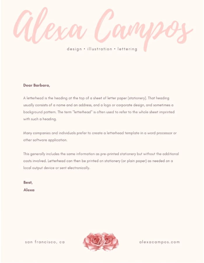 23 Business Letterhead Examples to Inspire