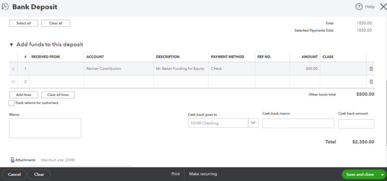 How To Use the QuickBooks Online Undeposited Funds Account