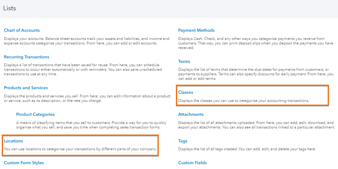How To Use Classes and Locations in QuickBooks Online