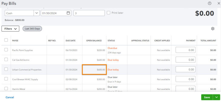 How To Enter a Partial Payment in QuickBooks Online