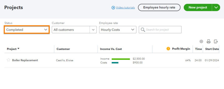 How To Create and Manage Projects in QuickBooks Online