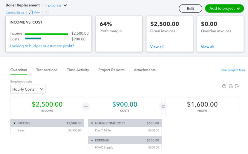 How To Create and Manage Projects in QuickBooks Online