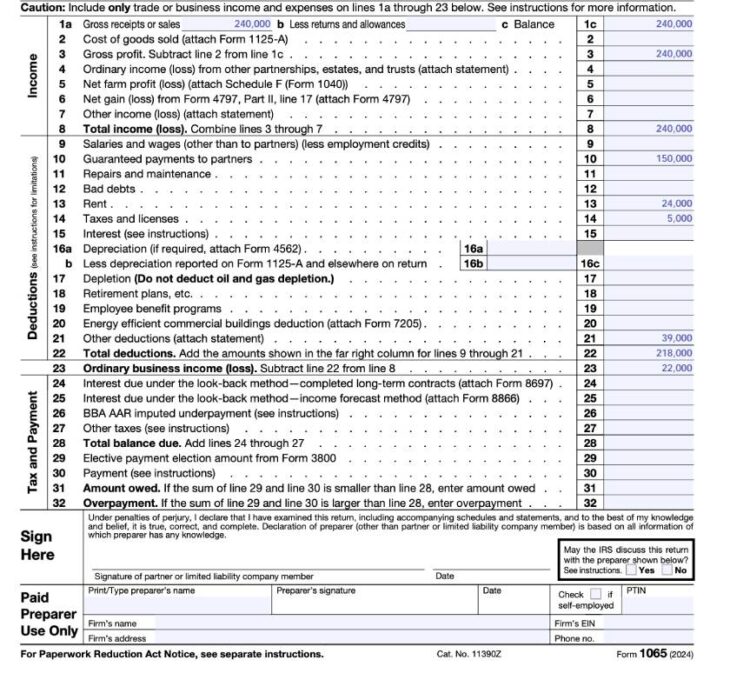 Form 1065 Step-By-Step Instructions [+Free Checklist]