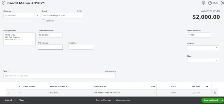 How To Write Off Bad Debt in QuickBooks Online