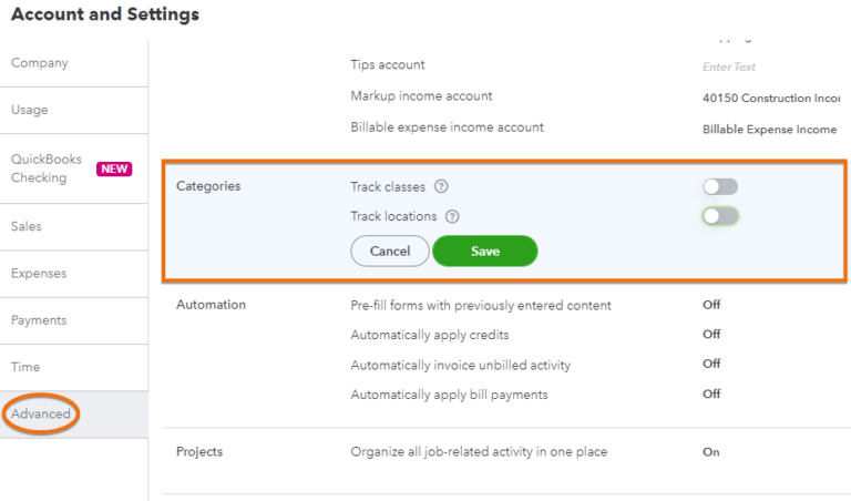 How To Use Classes and Locations in QuickBooks Online