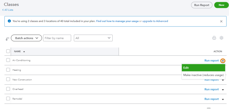 How To Use Classes and Locations in QuickBooks Online