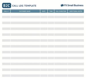 Call Logging: Definition, Benefits to Small Businesses & Free Templates