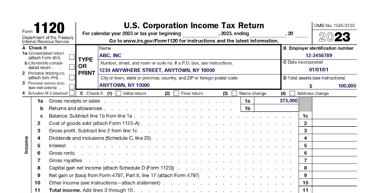 What Is Form 1125-E? (+Example)