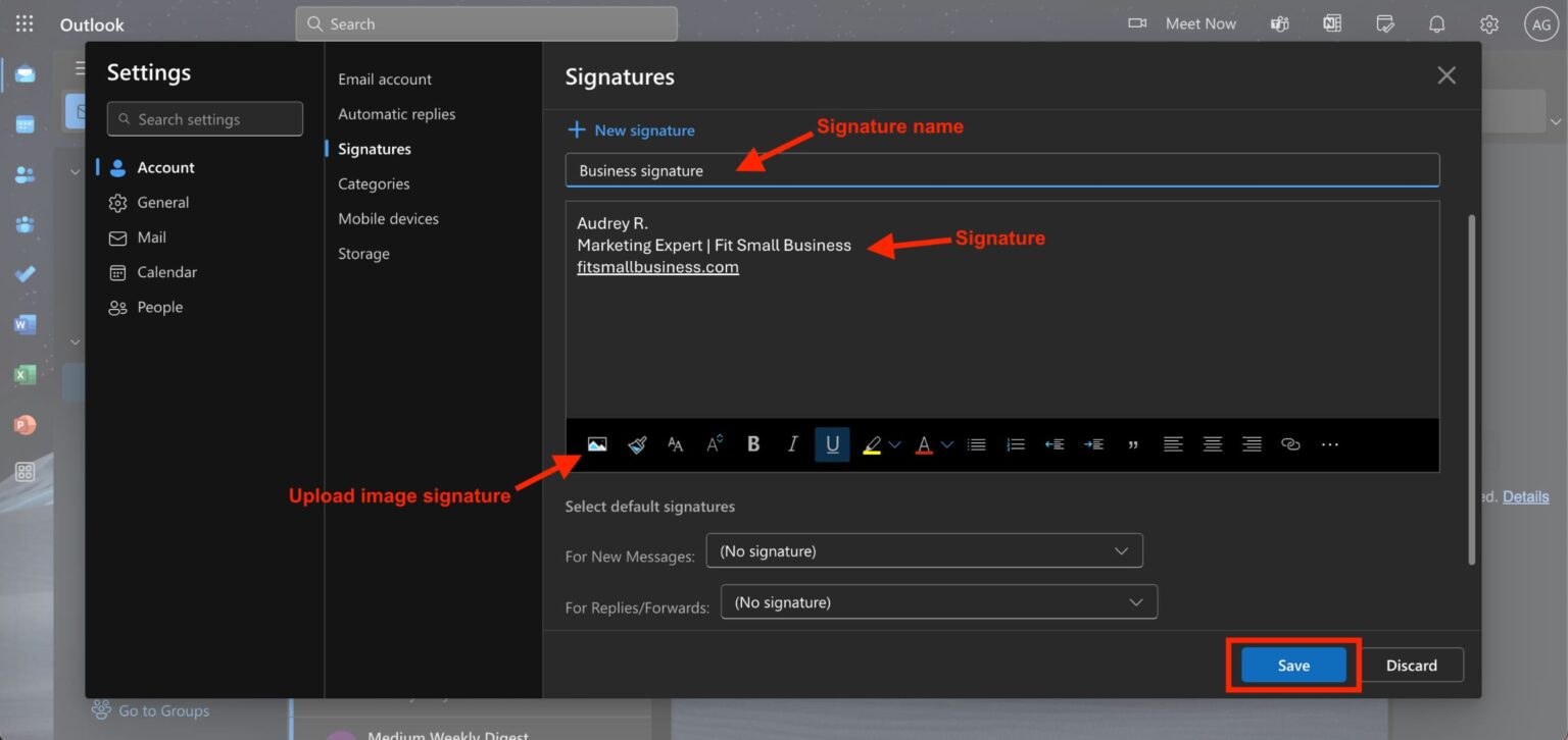 How to Add a Signature in Outlook (New & Classic)