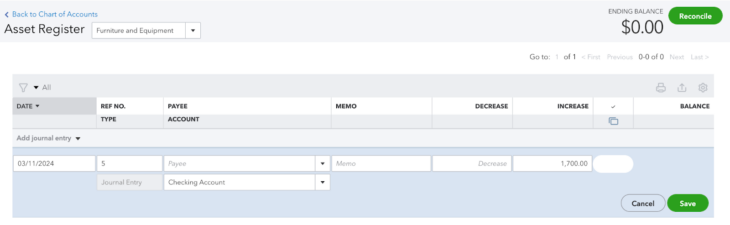 How To Use the QuickBooks Online Fixed Asset Manager