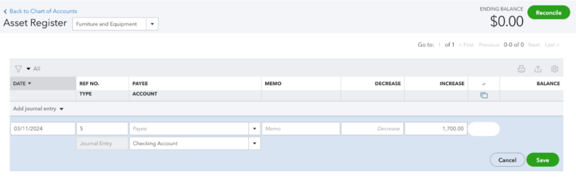 How To Use the QuickBooks Online Fixed Asset Manager