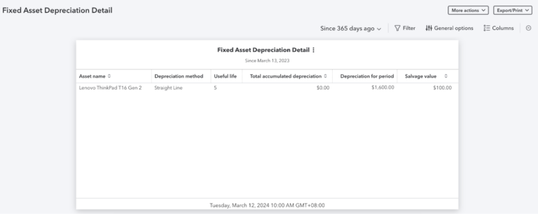 How To Use the QuickBooks Online Fixed Asset Manager