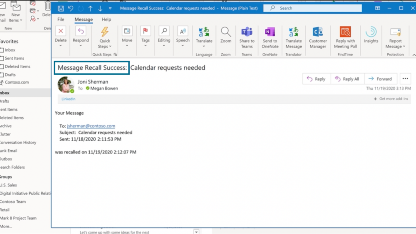 How to Recall an Email in Outlook in 4 Steps