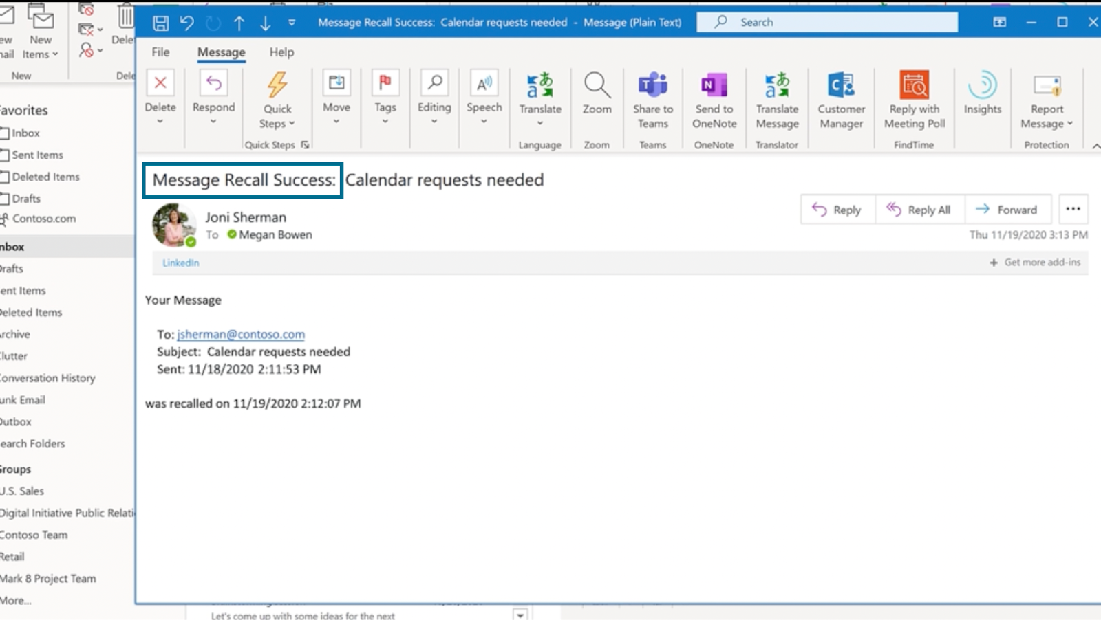 How to Recall an Email in Outlook in 4 Steps
