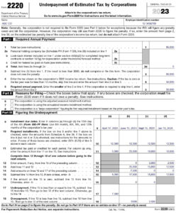 What is Form 2220 (+Example)
