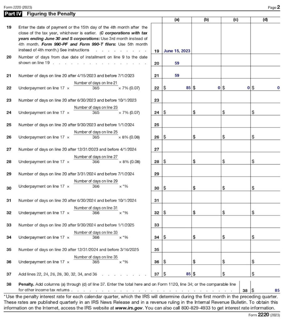 What is Form 2220 (+Example)