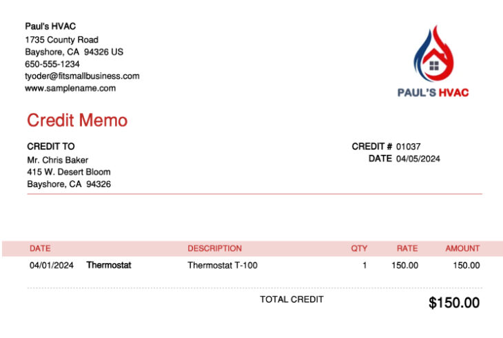 What Is a Credit Invoice & When To Use One