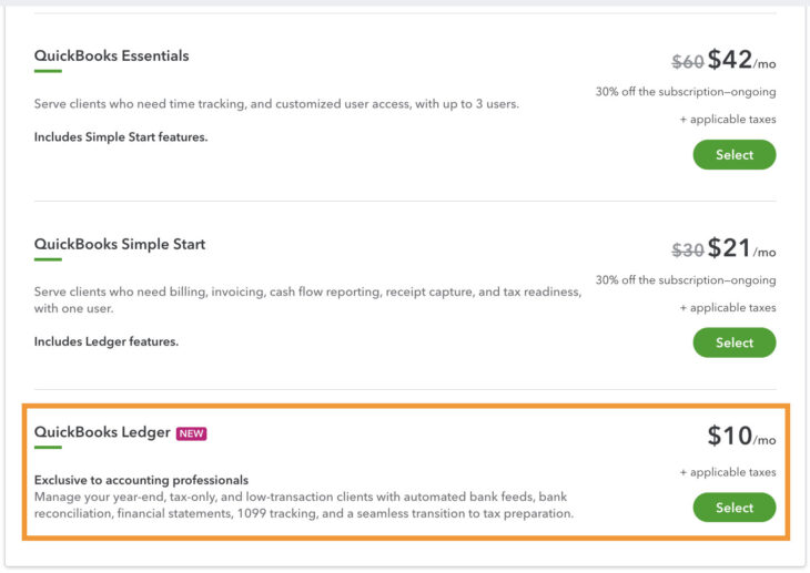 QuickBooks Ledger Review: Features & Pricing