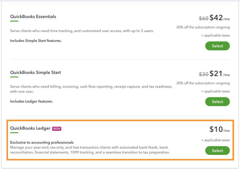 QuickBooks Ledger Review: Features & Pricing
