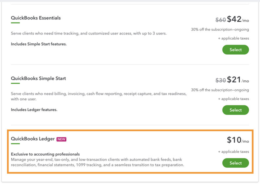 QuickBooks Ledger Review: Features & Pricing