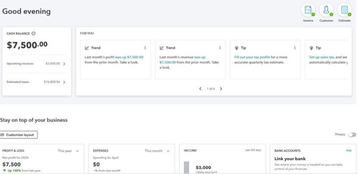 QuickBooks Solopreneur Review