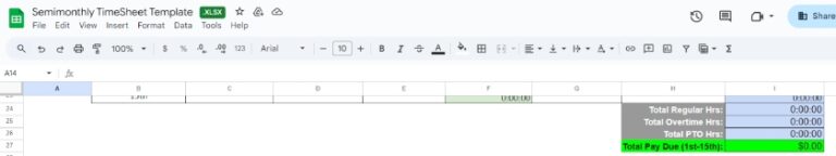 Free Timesheet Template: Download Excel, Sheets & PDF