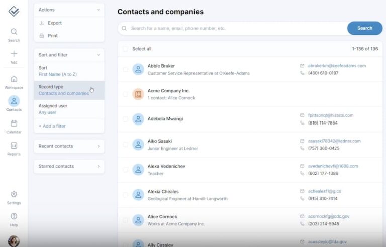 10 Best Contact Management Software