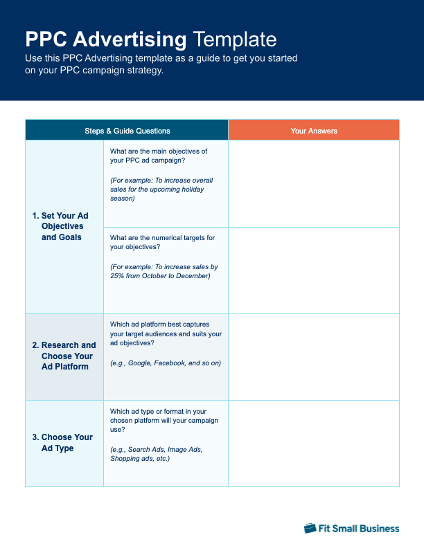 How to Do PPC Advertising in 6 Steps (+ Free Template)