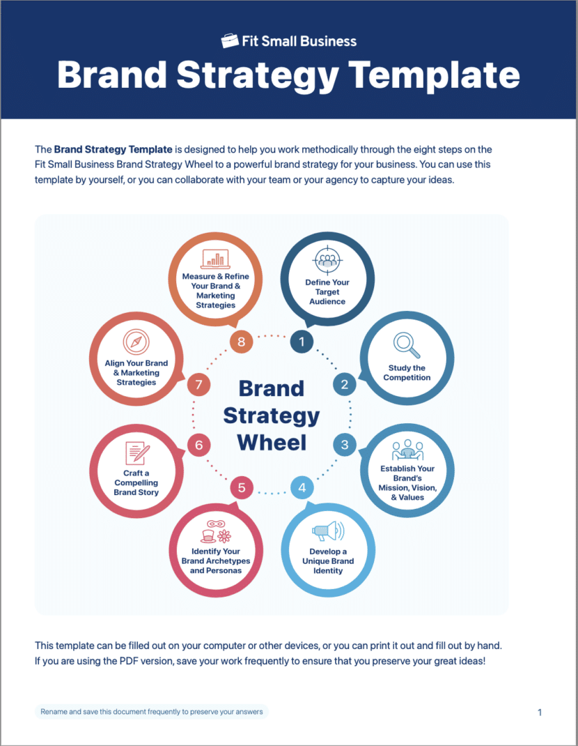 How to Create a Brand Strategy in 8 Steps (+ Free Template)