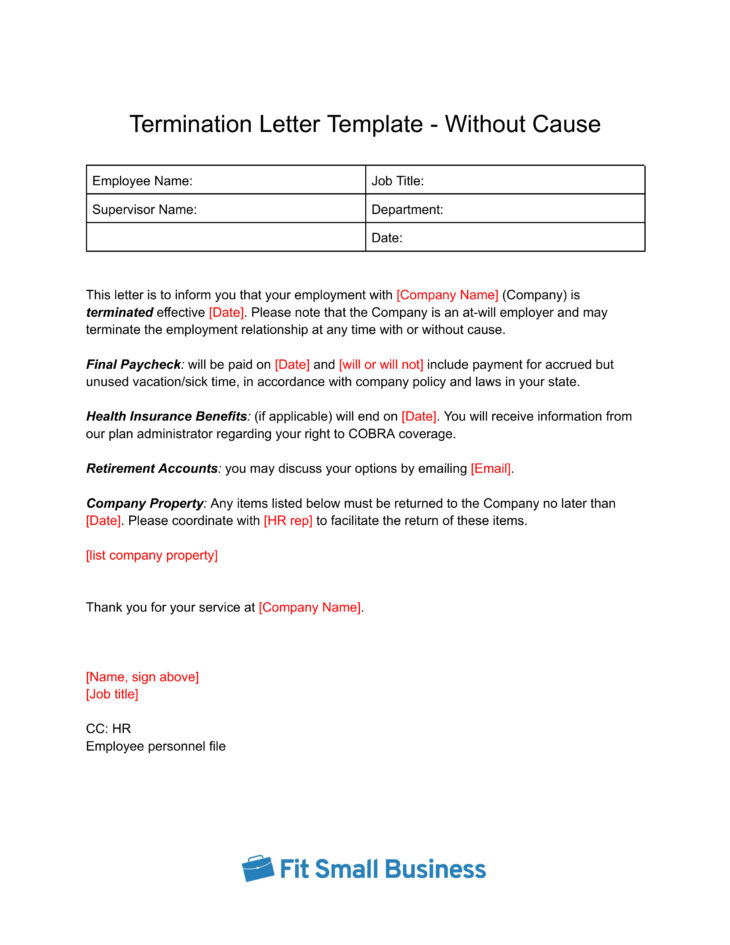 Termination Letter: Types & What to Include (+ Templates)