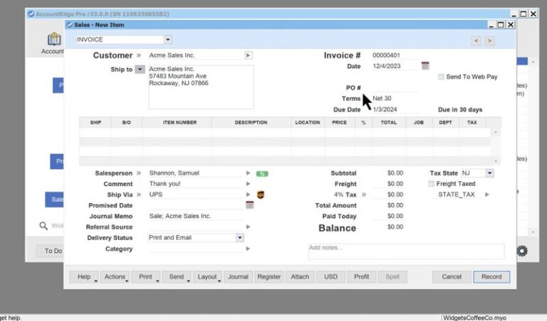 AccountEdge Review: Features & Pricing for 2024