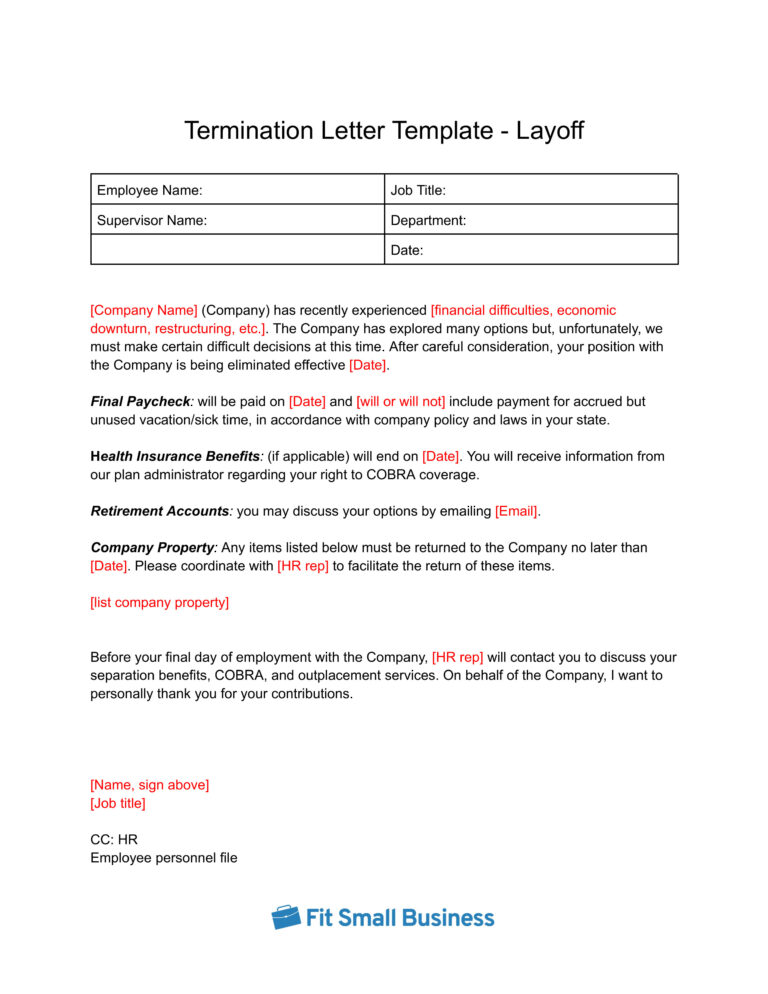Termination Letter: Types & What to Include (+ Templates)