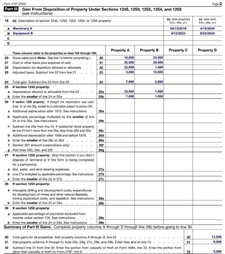 A Simple Explanation of Section 1245 Property With Examples