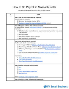 How to Do Payroll in Massachusetts: Small Business Guide