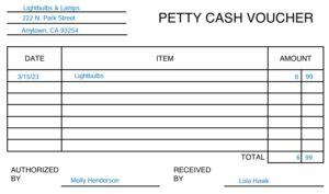 What Is a Petty Cash Voucher or Slip?