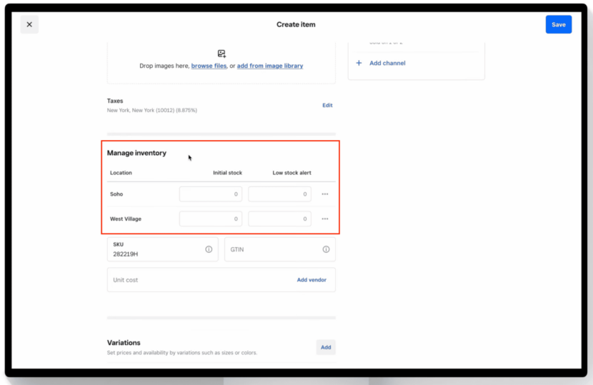 Square inventory setup and management guide