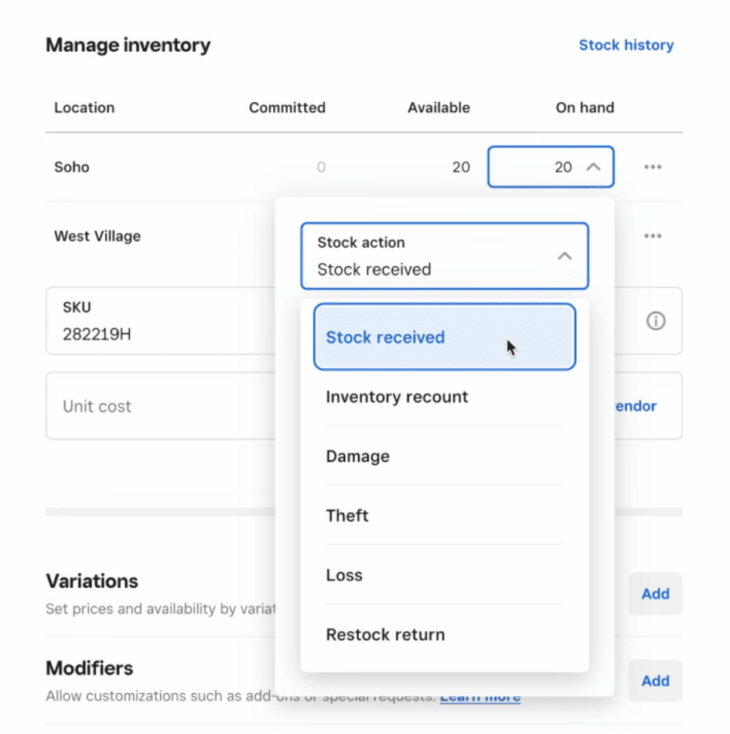 Square inventory setup and management guide