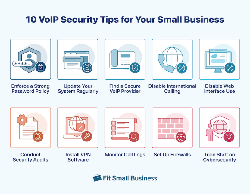 10 VoIP Security Tips and a Free Small Business Checklist 10 VoIP Security Tips and a Free Small Business Checklist