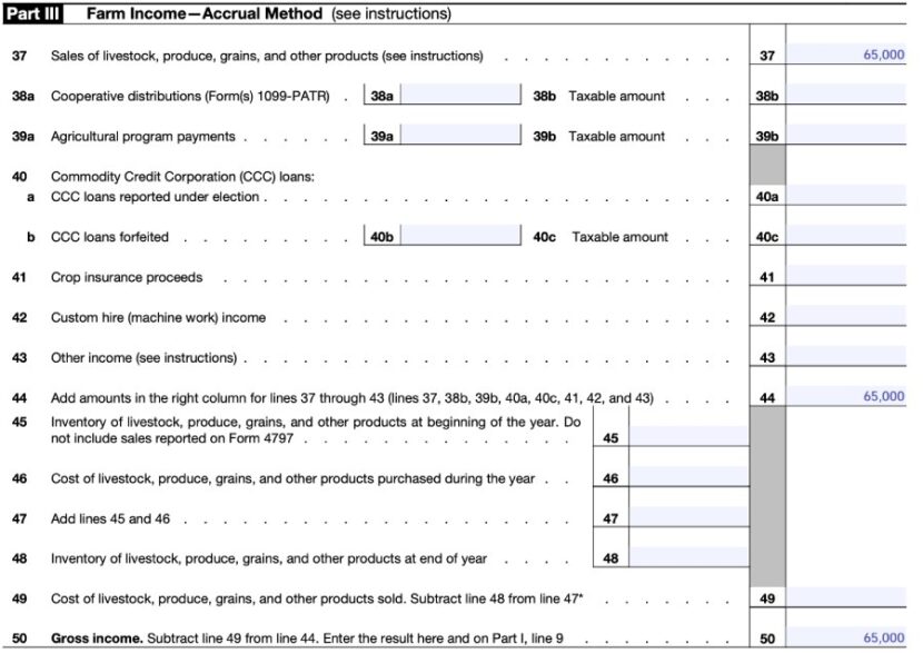 How to Fill Out Schedule F in 2024 (With Example)
