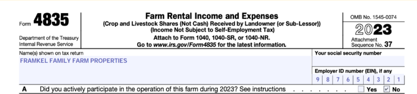 How to Complete Form 4835