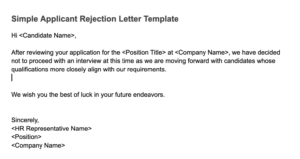 How to Compose a Job Rejection Letter + 5 Free Templates