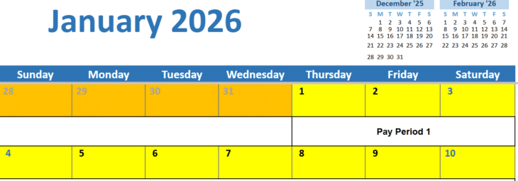 What Is a Pay Period? (Free 2026 Pay Period Calendars)