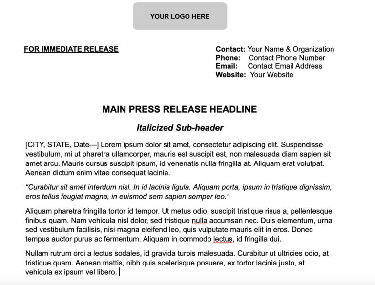 How to Send a Press Release in 6 Steps (+ Tips & Template)