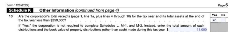 How To Fill Out Form 1120 for Tax Year 2024 (With Example)