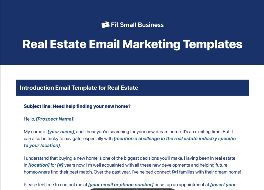 12 Ready-to-Use Real Estate Email Marketing Templates